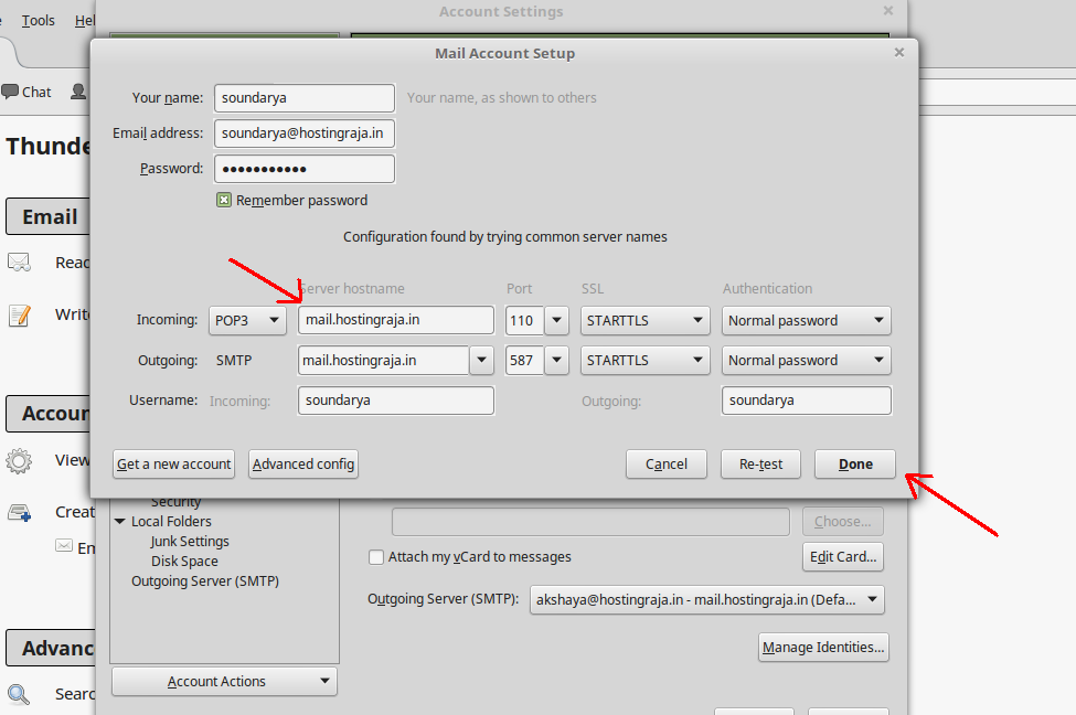 Thread How to configure my email in Email clients