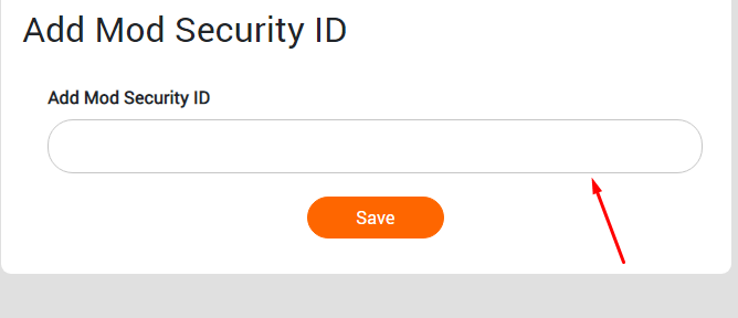 Mod security ID Remover